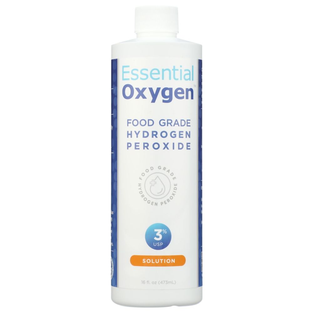 ESSENTIAL OXYGEN: Hydrogen Peroxide 3% USP, 16 oz – One Stop Vitamins